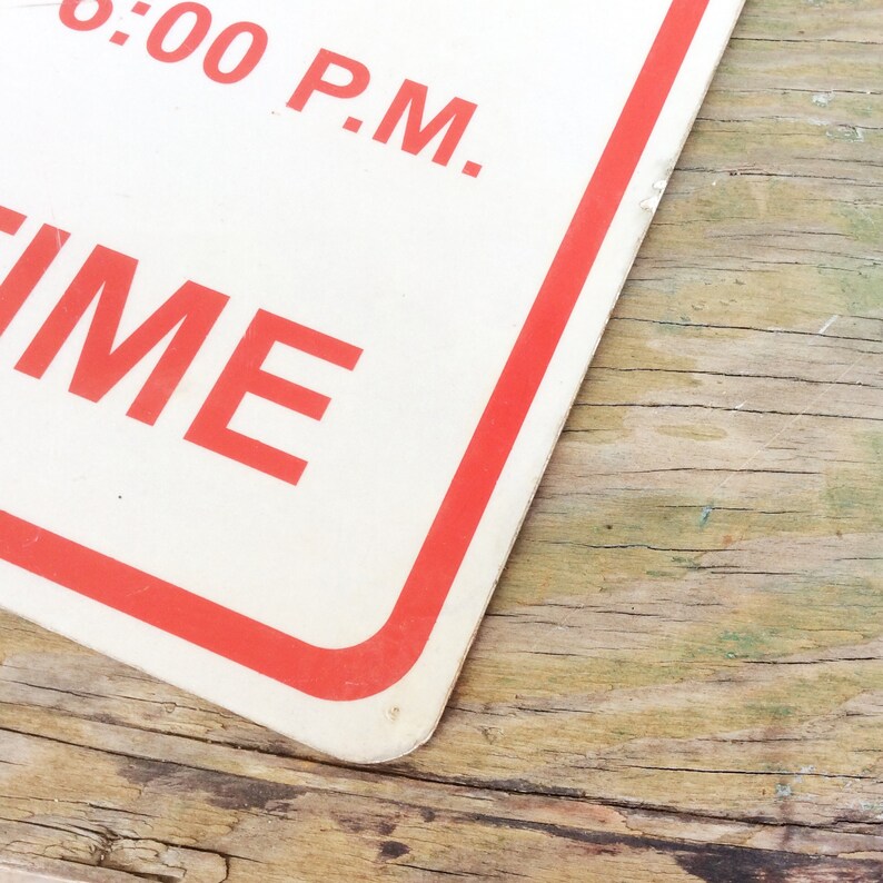 Vintage Enamel "delivery Area Only" Industrial Sign, No Parking Signs ...