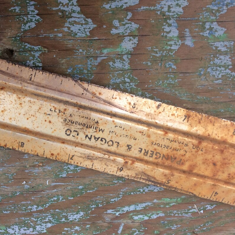 Antique the Golden Measure Metal 12 - Etsy