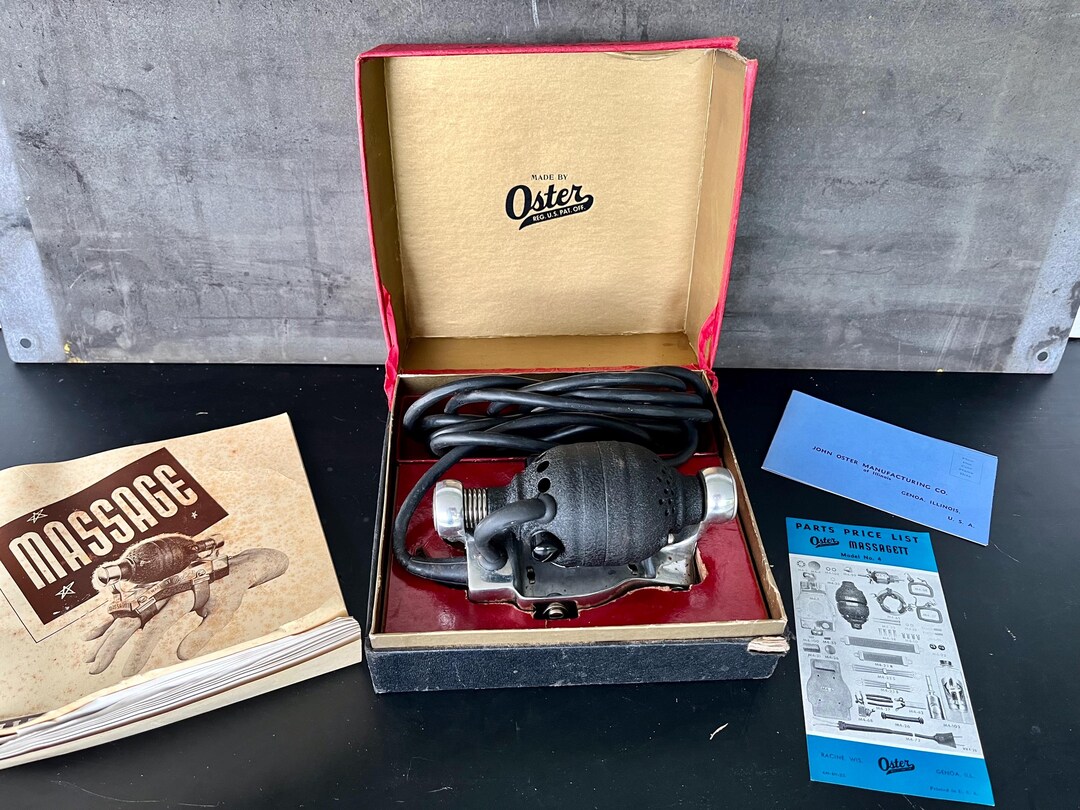 OSTER Massagett #M4-39267 No. 4 Handheld Electric Massager W/ Original ...