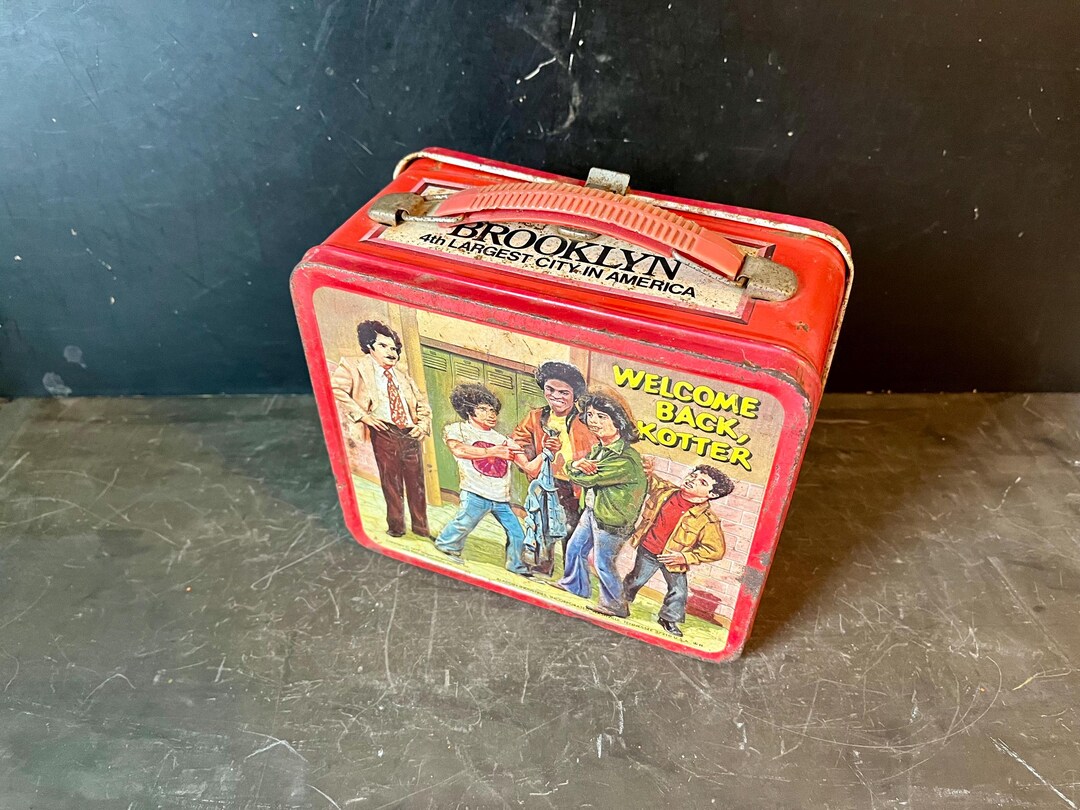 Rusty & Aged WELCOME BACK KOTTER Metal Lunchbox no Thermos Made by ...
