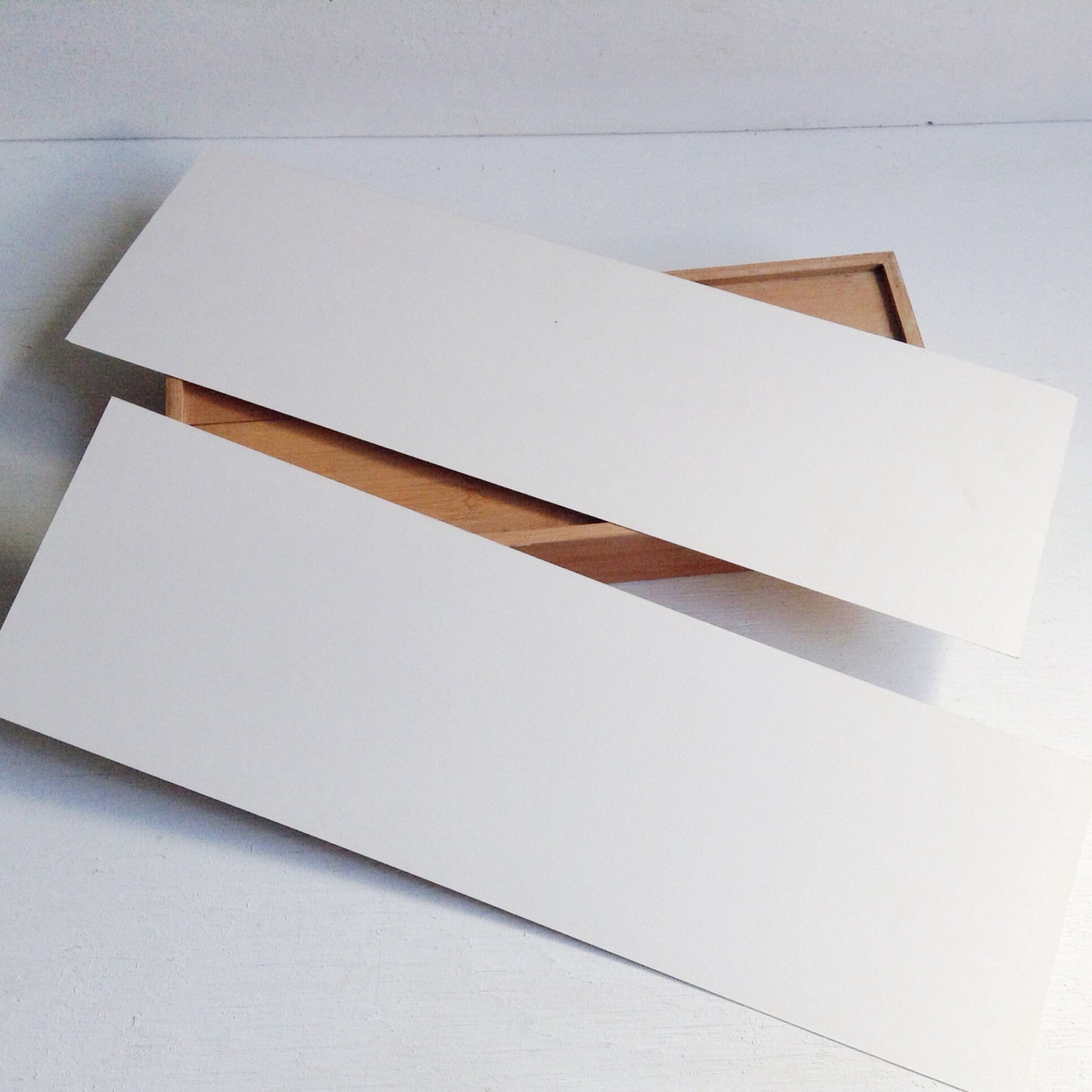 Retro Pair Large White 19 Inch FLASH CARDS W/ Faces Ca. - Etsy