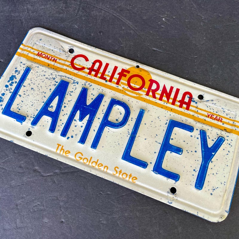 Old License Plate - Etsy