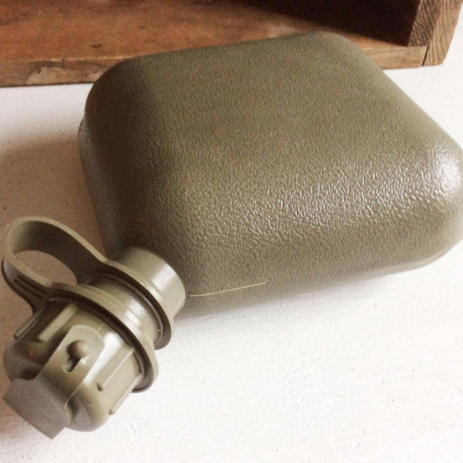 Military Water Canteen W/ Attached Lid "1997 US SKILCRAFT 1a863" Army ...