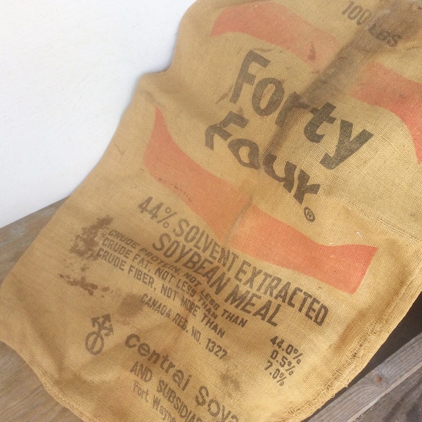 Burlap Feed Sack - Etsy
