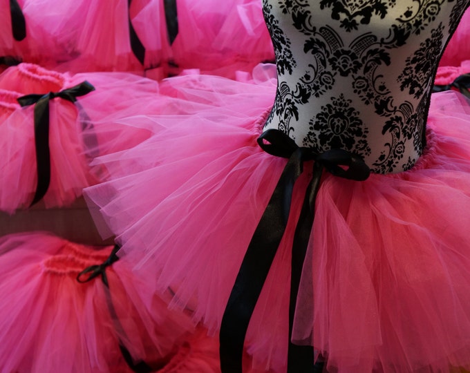 Light Pink Adult Tutu, Gold Glitter Bow, Tutus for Pre Teens, Teens and ...