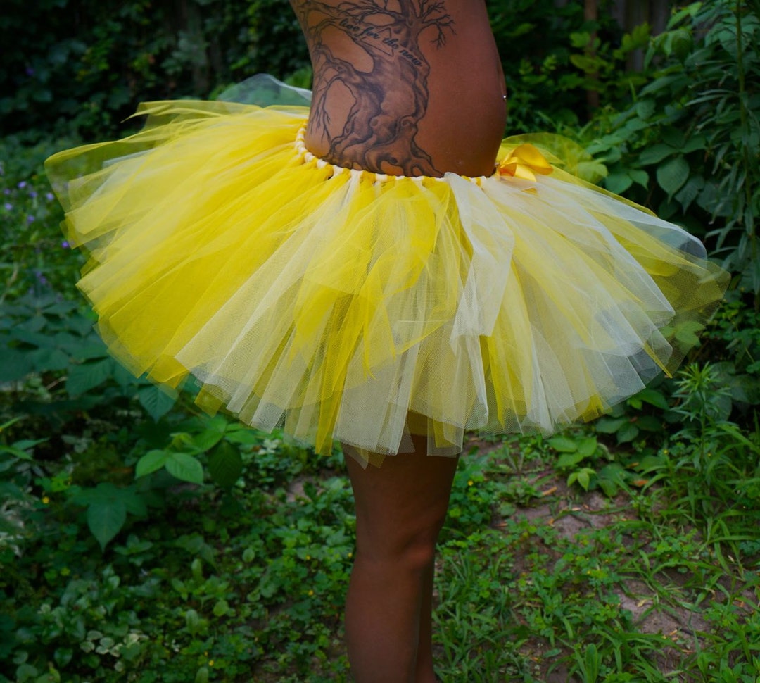 Yellow Adult Tutu - Adjustable - Etsy