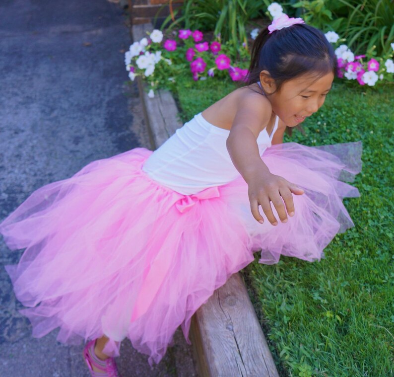 Long Poofy Pink Tutu - Etsy