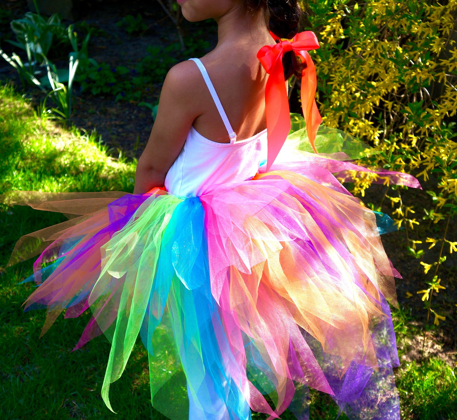 Neon Rainbow Tutu Bright Tutu Kids Tutu | Etsy