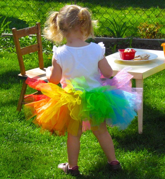Rainbow Tutu Kid's Tutu Children's Tutu Party | Etsy