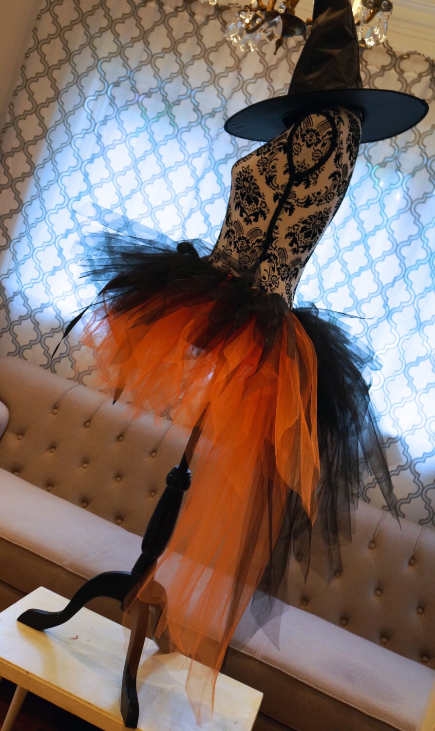 Handmade Halloween Tutu – Black and Orange Tulle Bustle - Etsy Canada
