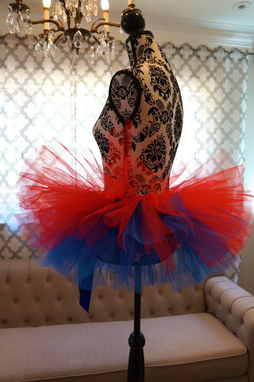 Handmade Superhero Tutu – Red and Blue Tulle Skirt - Etsy