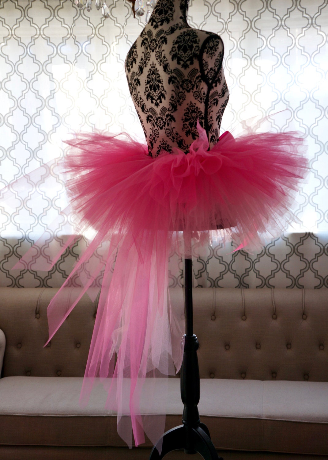 Flamingo Tutu Pink Bustle Tutu Adult Tutu | Etsy