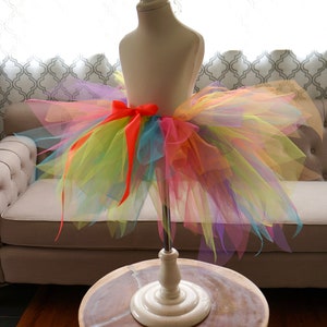 Neon Rainbow Tutu Bright Tutu Kids Tutu | Etsy