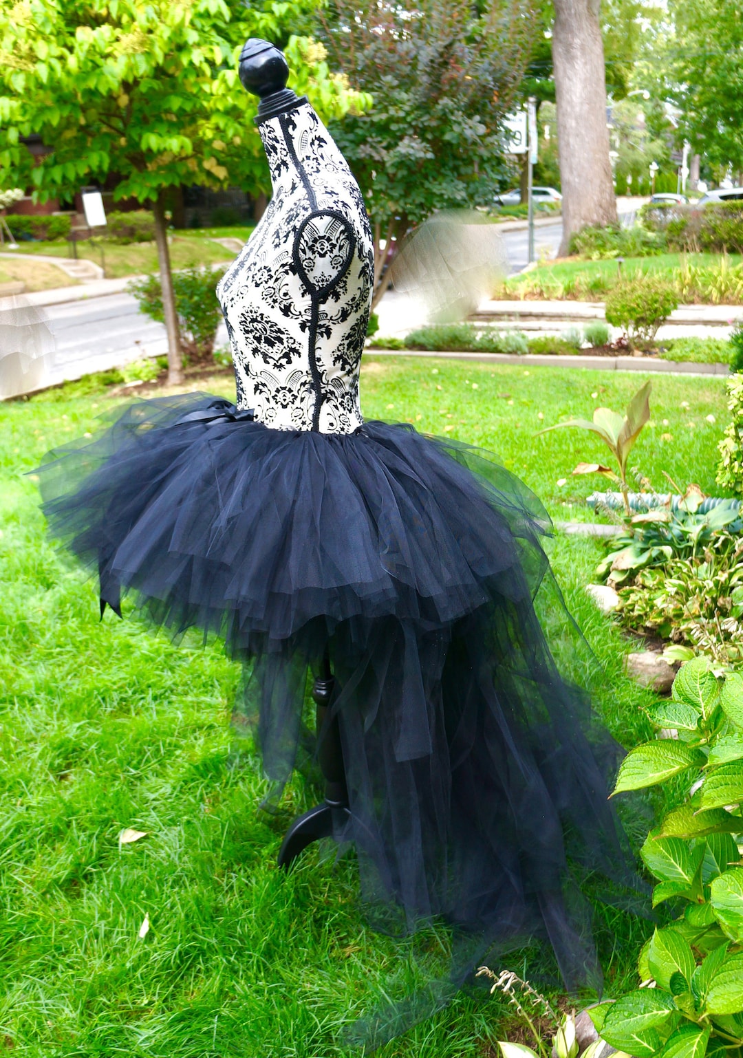 Hi Low Tutu - Black Tutu - Long Train Tutu - Bustle Tutu - Etsy