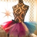 Extreme Rainbow Tutu - Adult Tutu - Pride Tutu - Race Tutu - Rave Tutu ...