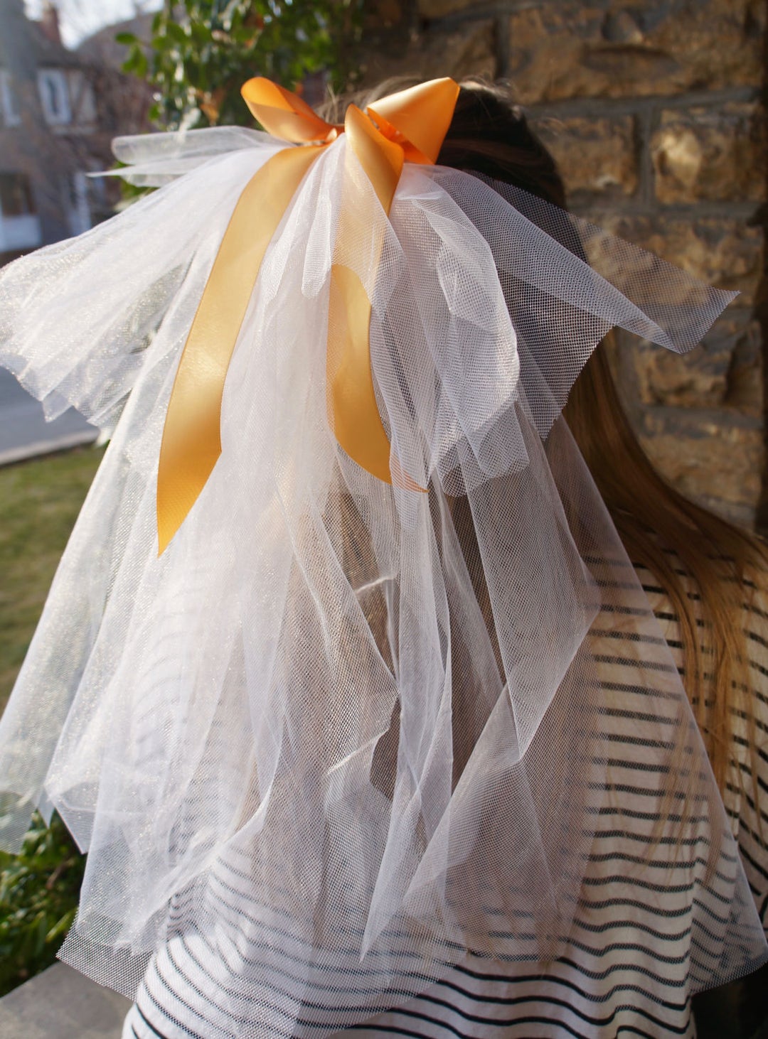 Bachelorette Veil Clip White Gold Veil Veil Clip - Etsy