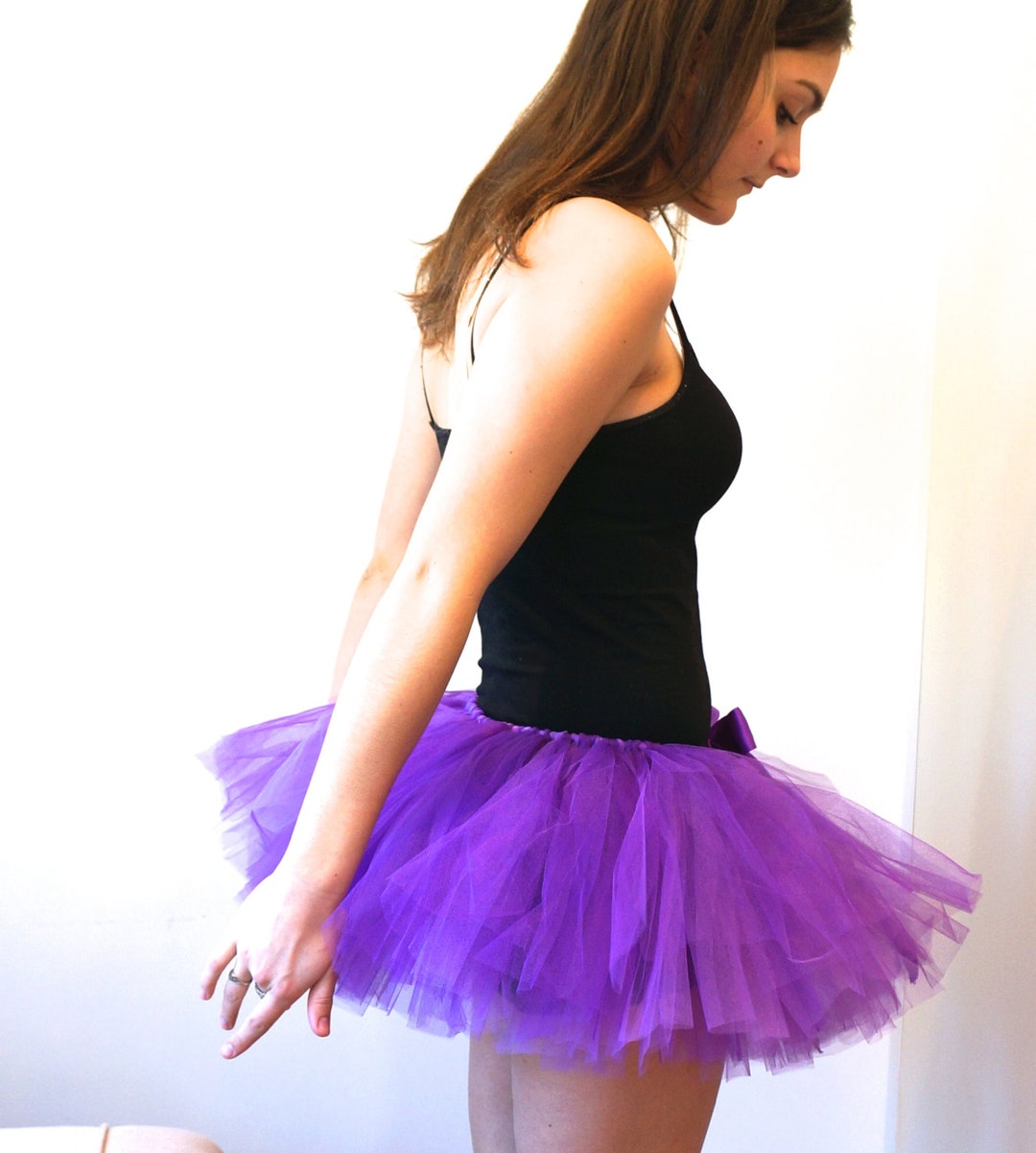 Adult Tutu - Purple Tutu - Bachelorette Tutu - Rave Tutu - Race Tutu ...