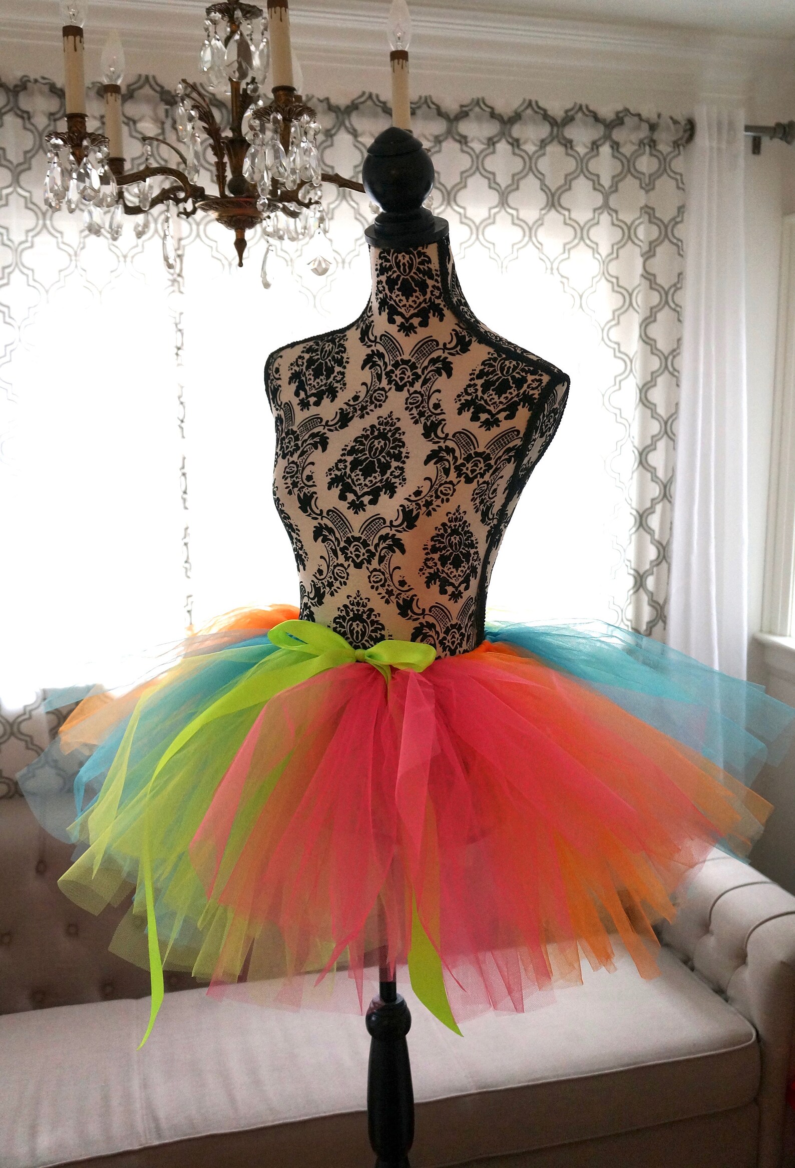 Neon Tutu Black Light Tutu Adult Tutu Neon Rinbow | Etsy