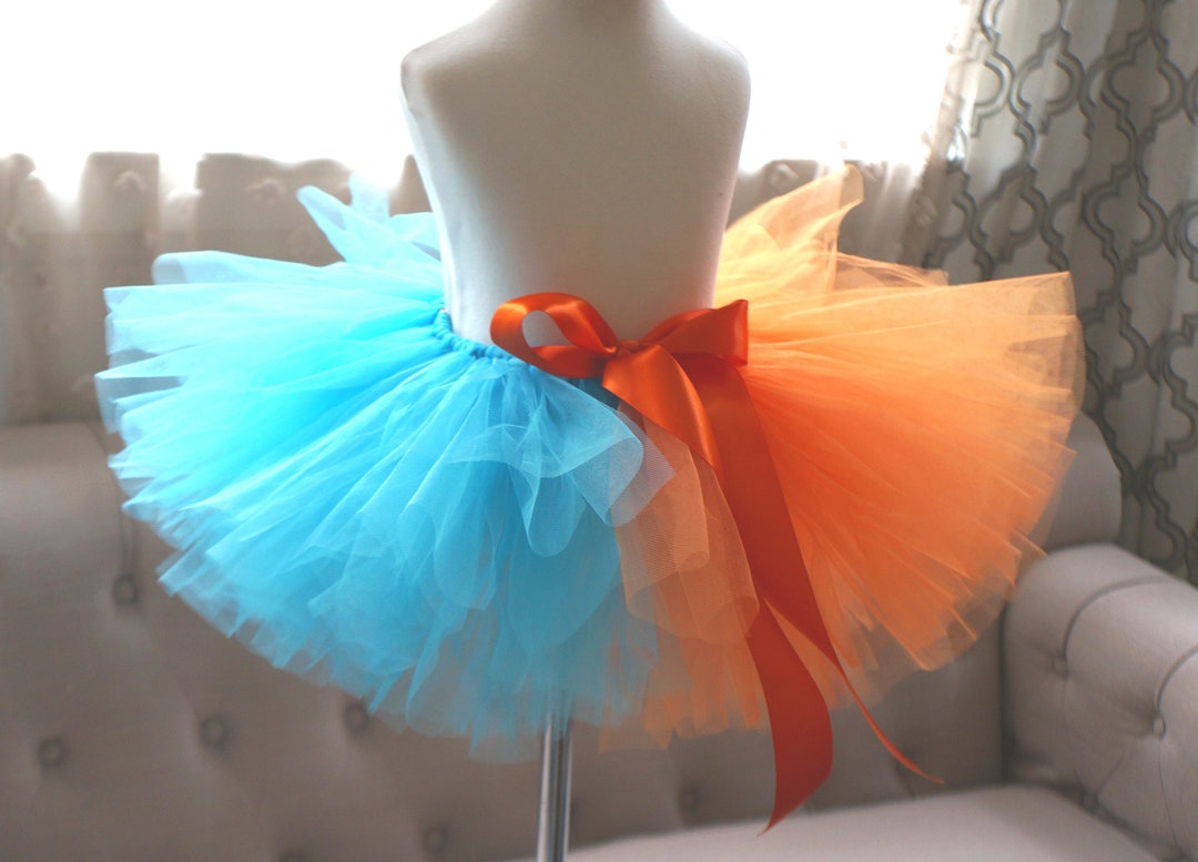 Blue and Orange Tutu - Etsy