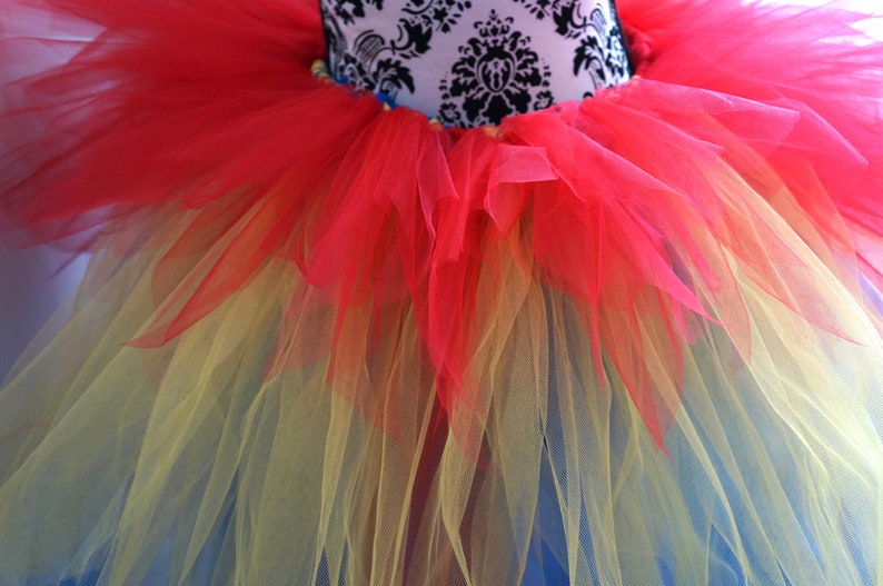 Handmade Parrot Tulle Tutu - Red, Blue, Yellow - Etsy