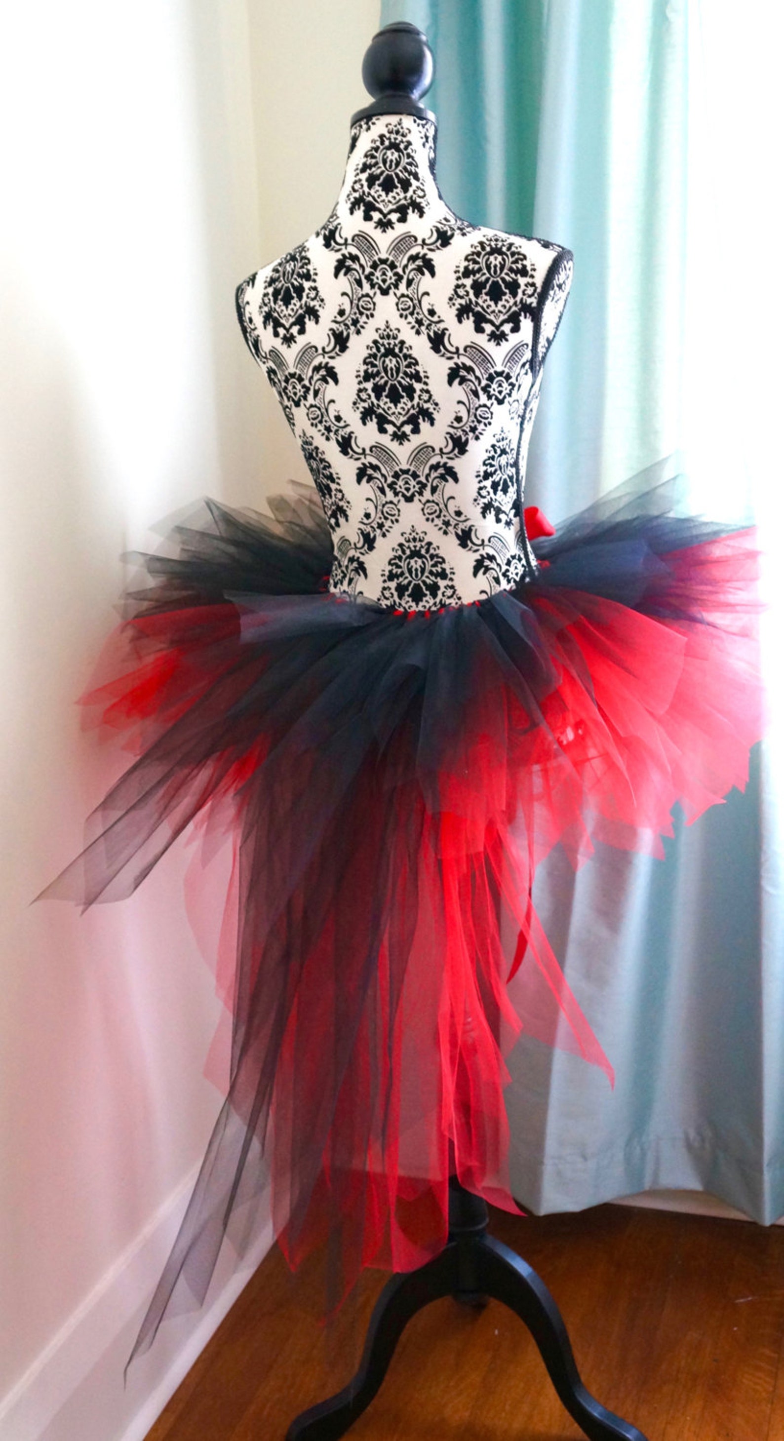 Red and Black Tutu Adult Tutu Bustle Tutu Tutu Train | Etsy
