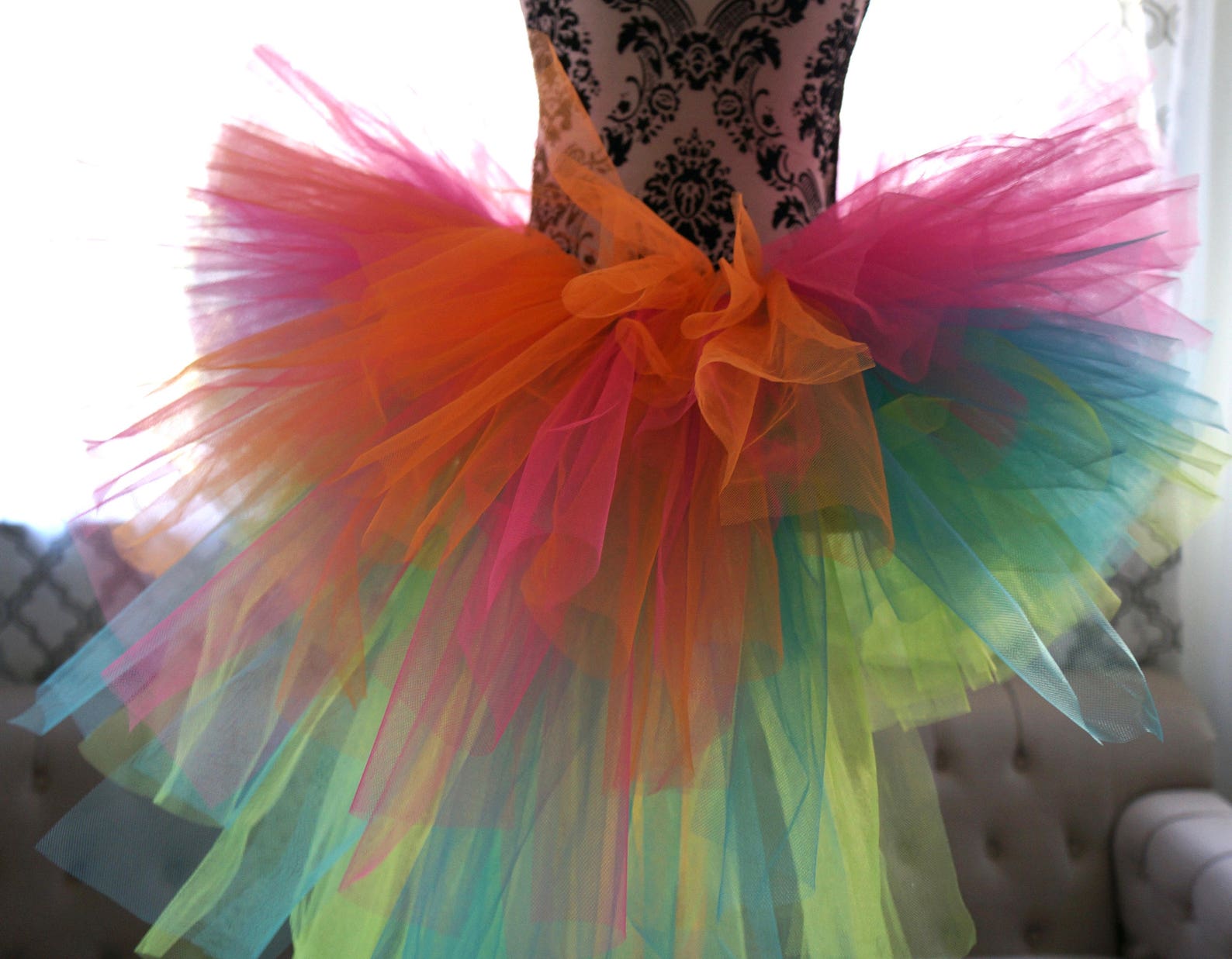 Adult Tutu Neon Tutu Bustle Tutu Pride Tutu Tutu Train - Etsy