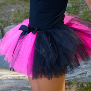 Pink and Black Tutu Adult Tutu Bachelorette Tutu Rave - Etsy