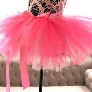 Handmade Adult Pink Tulle Tutu – Adjustable Costume Skirt - Etsy