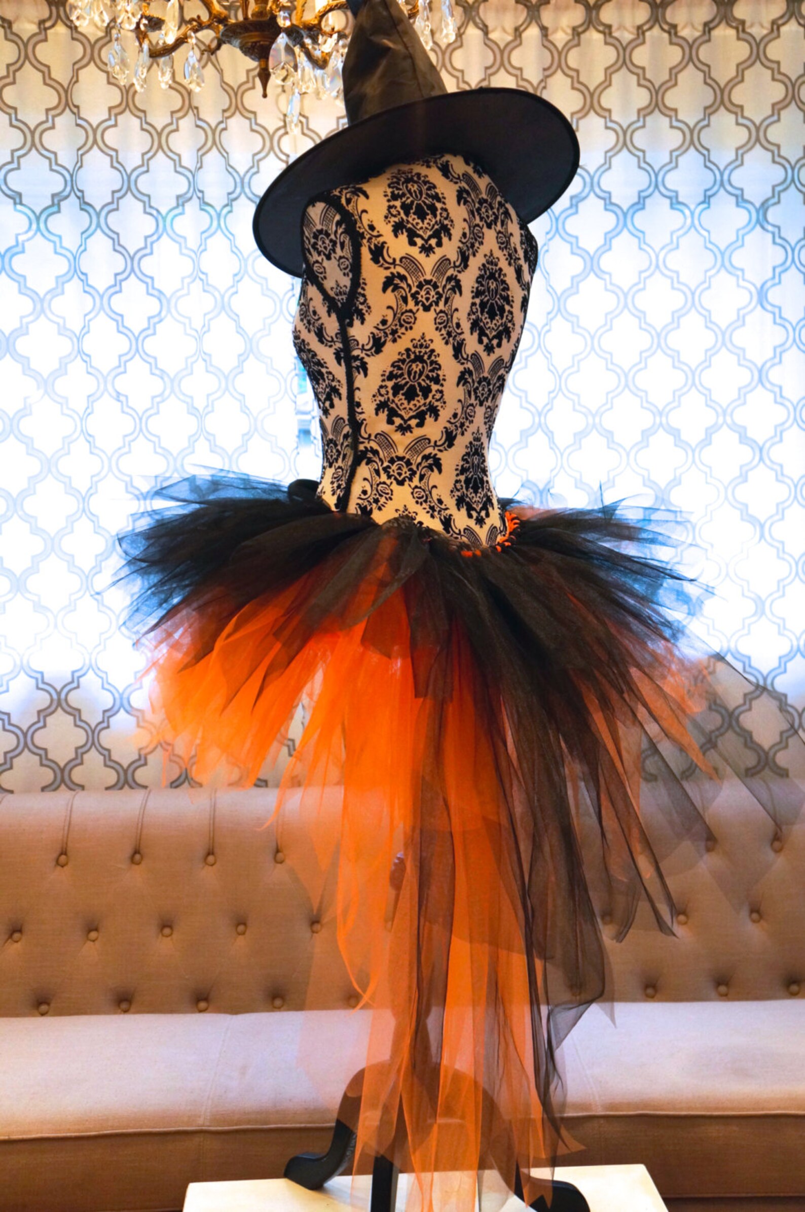 Halloween Tutu Bustle Tutu Black and Orange Tutu - Etsy