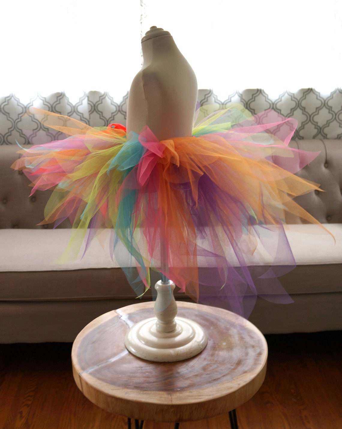 Neon Rainbow Tutu Bright Tutu Kids Tutu | Etsy
