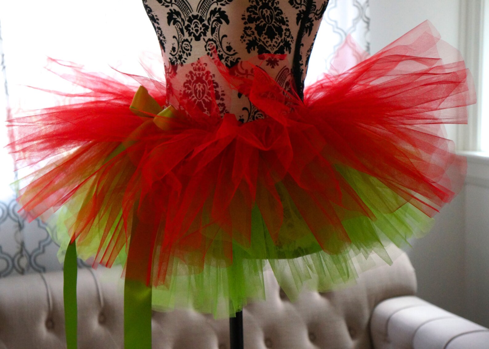 Elf Tutu - Adult Tutu - Green and Red Tutu - Red Tutu - Etsy