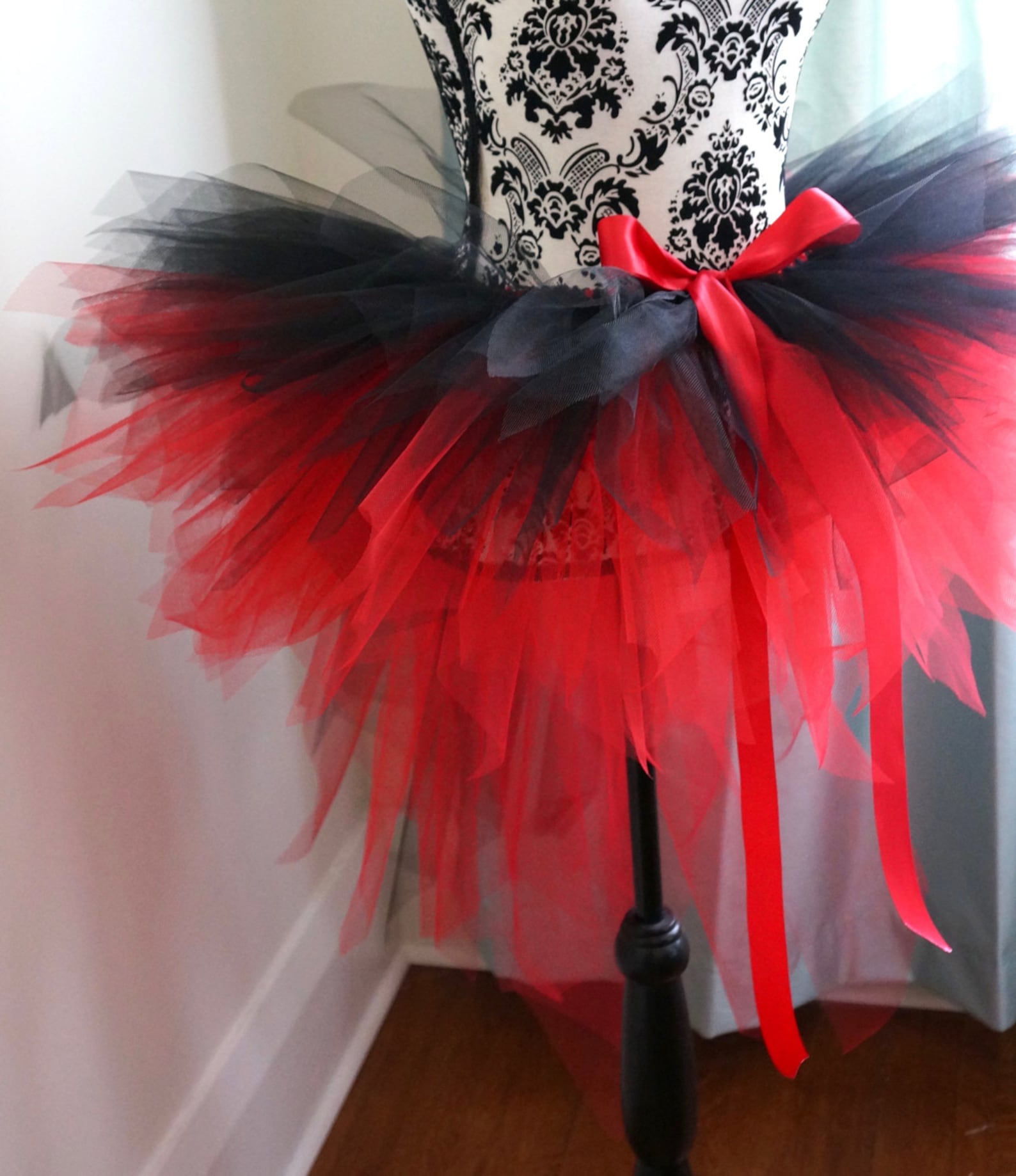 Red and Black Tutu Adult Tutu Bustle Tutu Tutu Train | Etsy