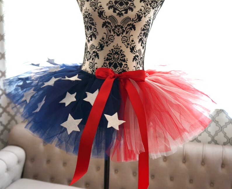 American Flag Tutu Adult Tutu Stars and Stripes Tutu - Etsy