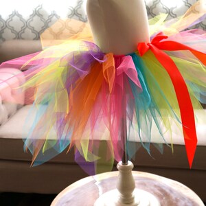 Neon Rainbow Tutu Bright Tutu Kids Tutu | Etsy