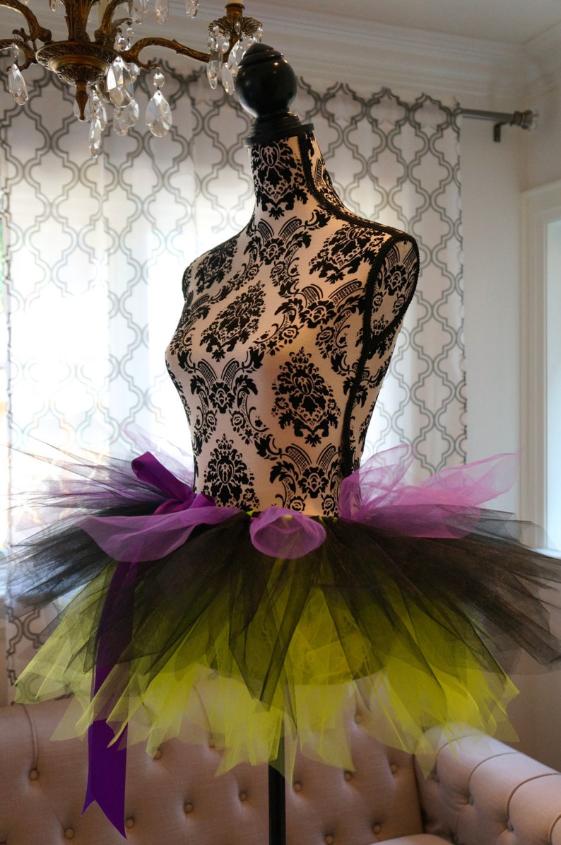 Reversible Neon Halloween Tutu - Handmade Adult Costume - Etsy
