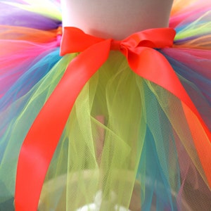 Neon Rainbow Tutu Bright Tutu Kids Tutu | Etsy