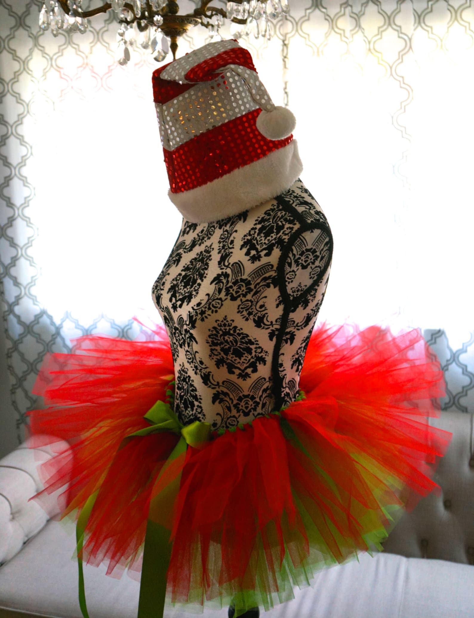 Elf Tutu - Adult Tutu - Green and Red Tutu - Red Tutu - Etsy