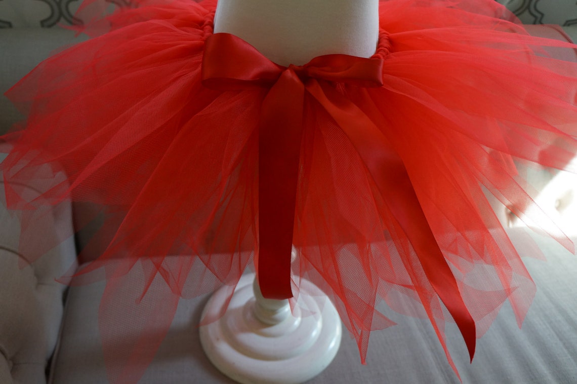 Red Girl's Tutu Kid's Red Tutu Girl's Red | Etsy