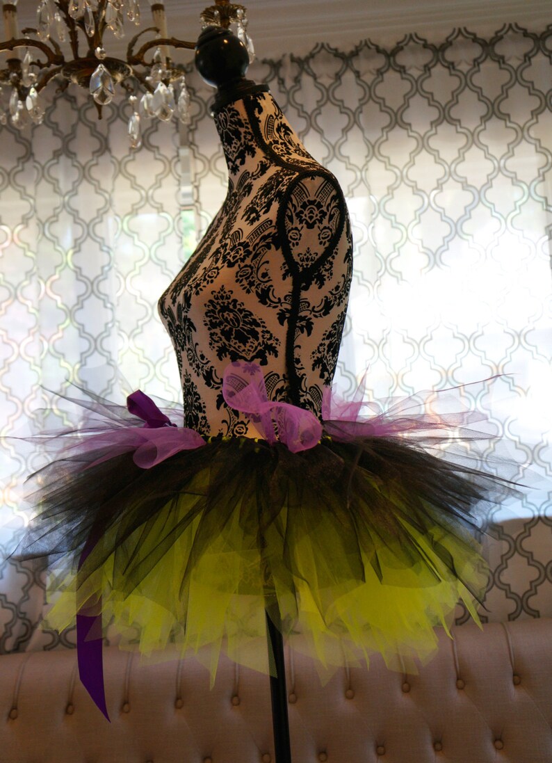 Reversible Neon Halloween Tutu - Handmade Adult Costume - Etsy