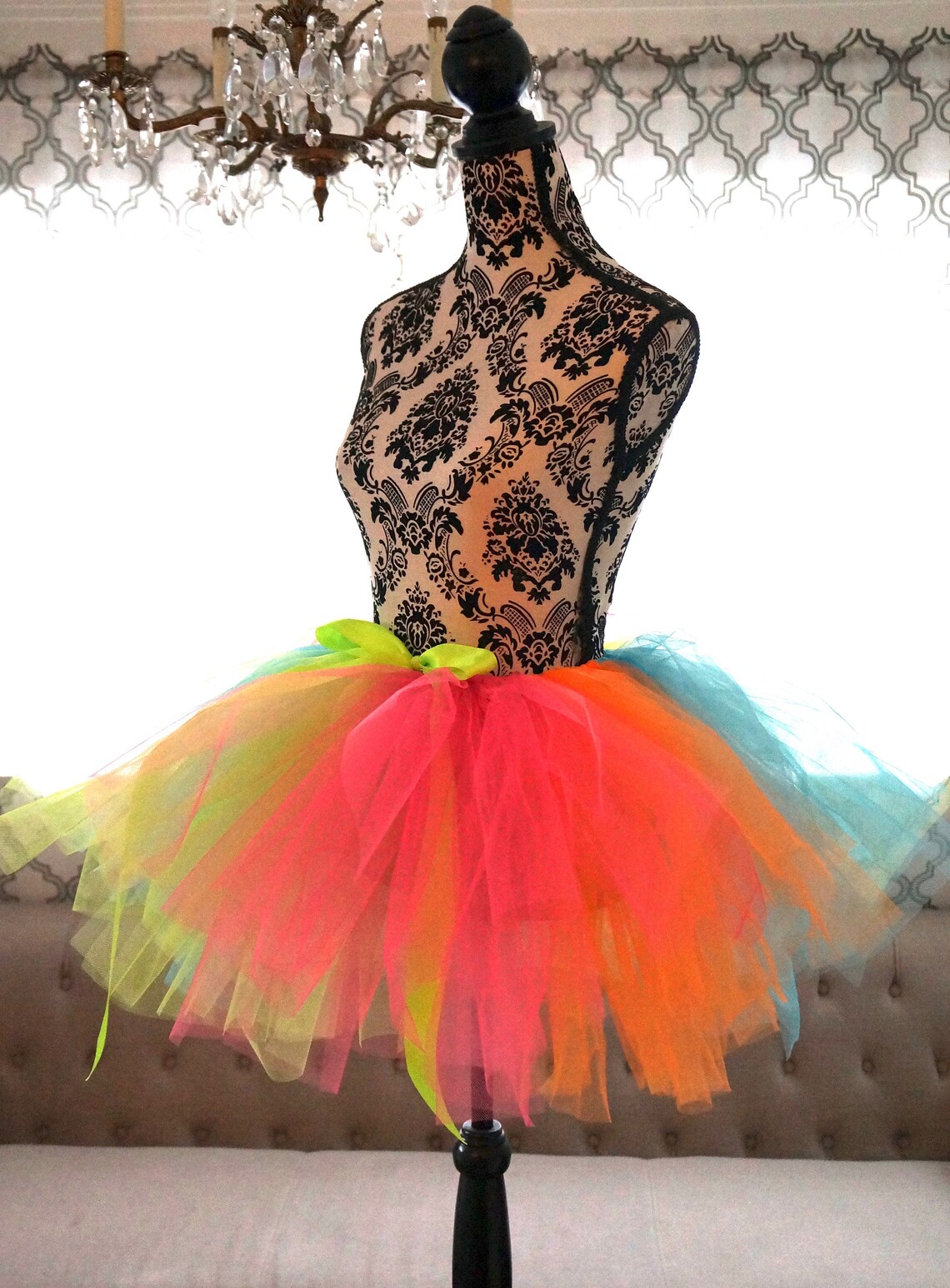 Neon Tutu Black Light Tutu Adult Tutu Neon Rinbow | Etsy