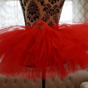 Red Tutu - Adult Tutu - Valentine's Tutu - Christmas Tutu - Rave Tutu ...