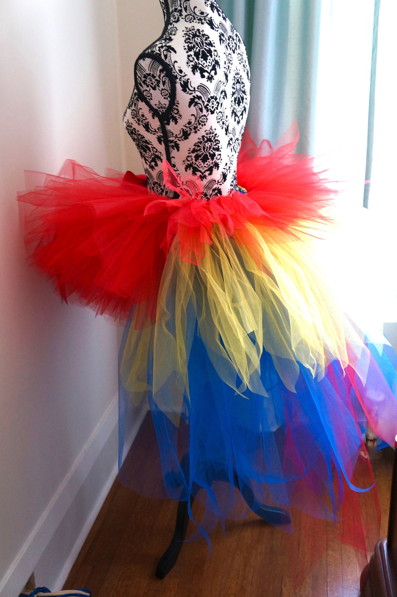 Handmade Parrot Tulle Tutu - Red, Blue, Yellow - Etsy
