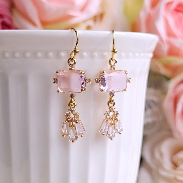 Pink and Gold Art - Etsy