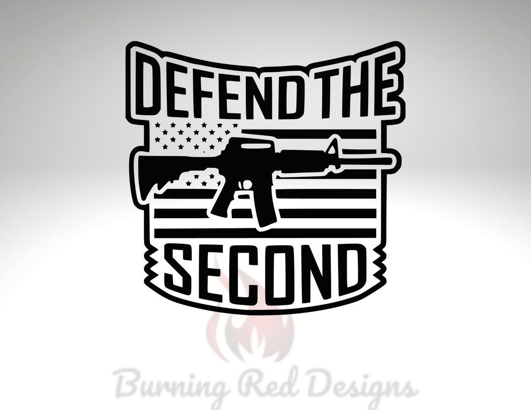 Defend the Second 10 Inch Decal | Truck Decal | American Pride - Etsy