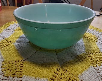 1950s Pyrex Turquoise Blue Mid Century Kitchen 3 Piece Mixing Bowl Set ...