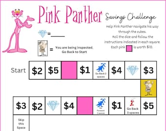 Payday Board Game Savings Challenge, Savings Tracker, PDF Printable, Savings Challenge ...