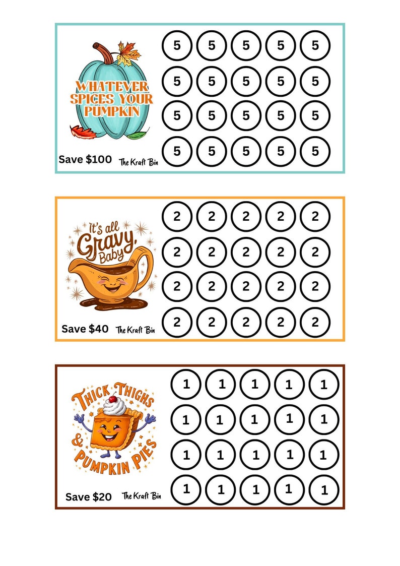 Thanksgiving Mini Set Challenge - Etsy