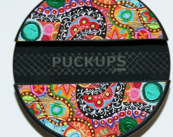 Sunflower - Hockey Puck Cell Phone Stand - Prints and Patterns ...