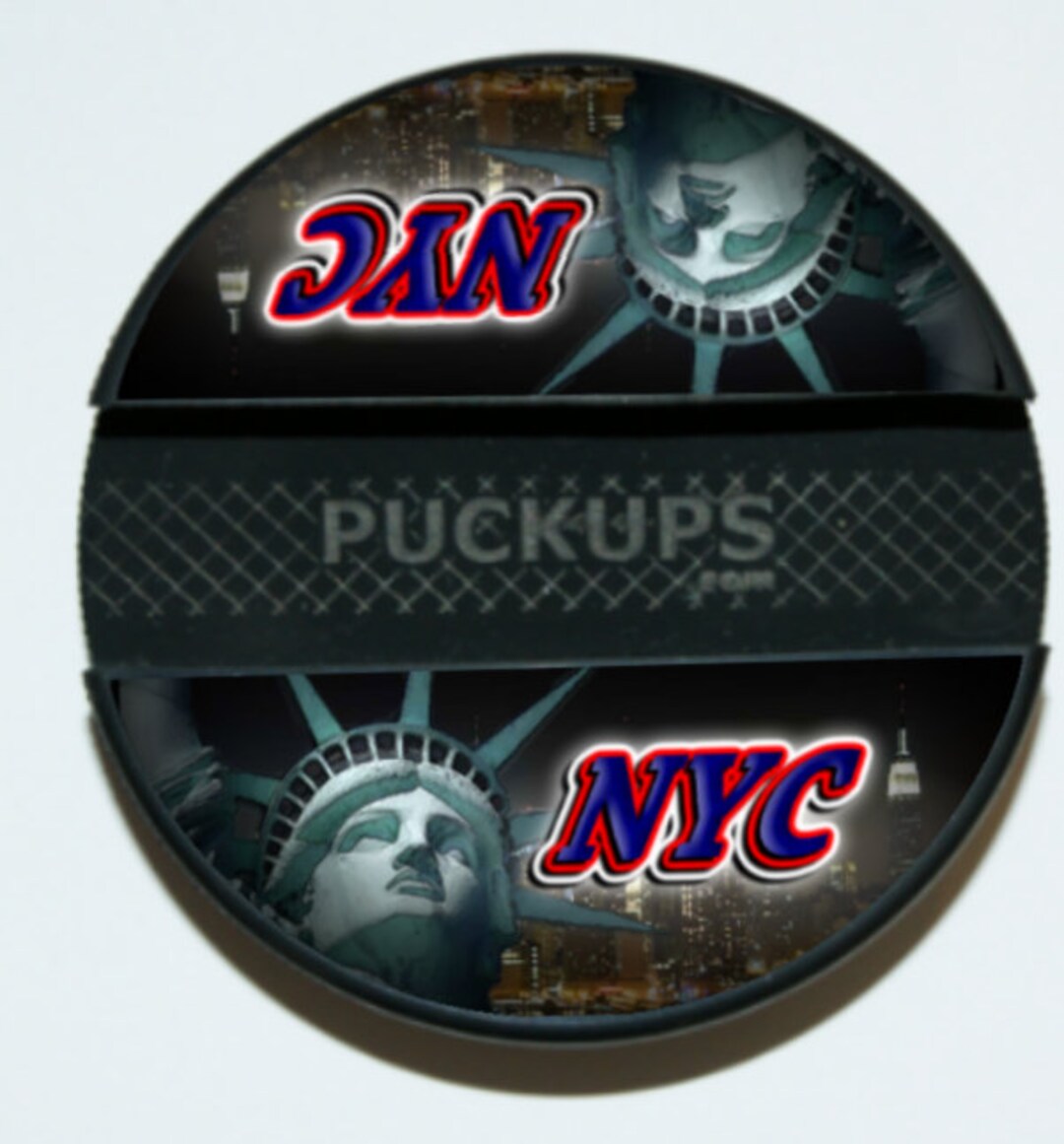 New York City - NHL “city Spirit Collection” - Hockey Puck Cell Phone ...