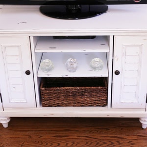 SOLD -custom Beach House Chic and Rustic Tv Stand Available - Etsy